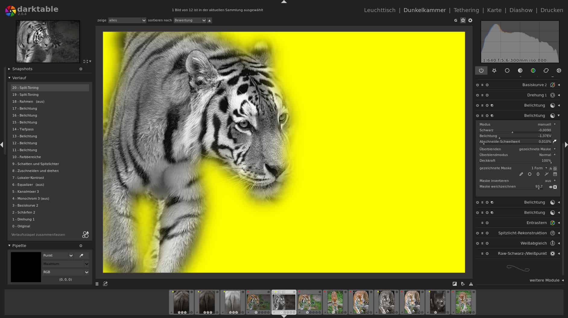Darktable - Black & White - Digitale Fotografie + Linux